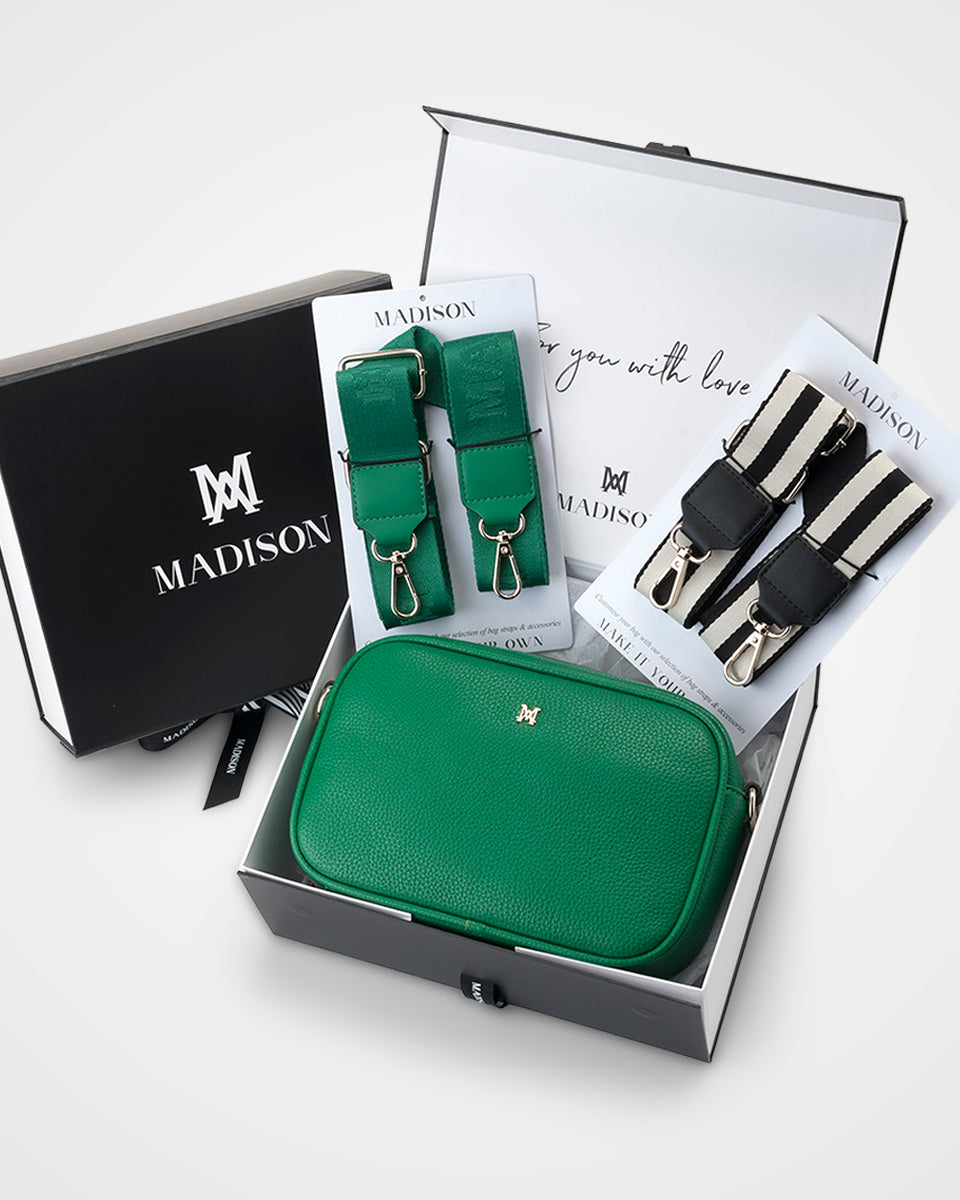 Madison Handbag & Straps Giftbox "Wear it 3 Ways" - Monica Crossbody ...