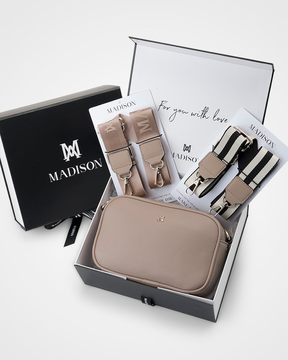 Madison Handbag & Straps Giftbox "Wear it 3 Ways" - Monica Crossbody ...