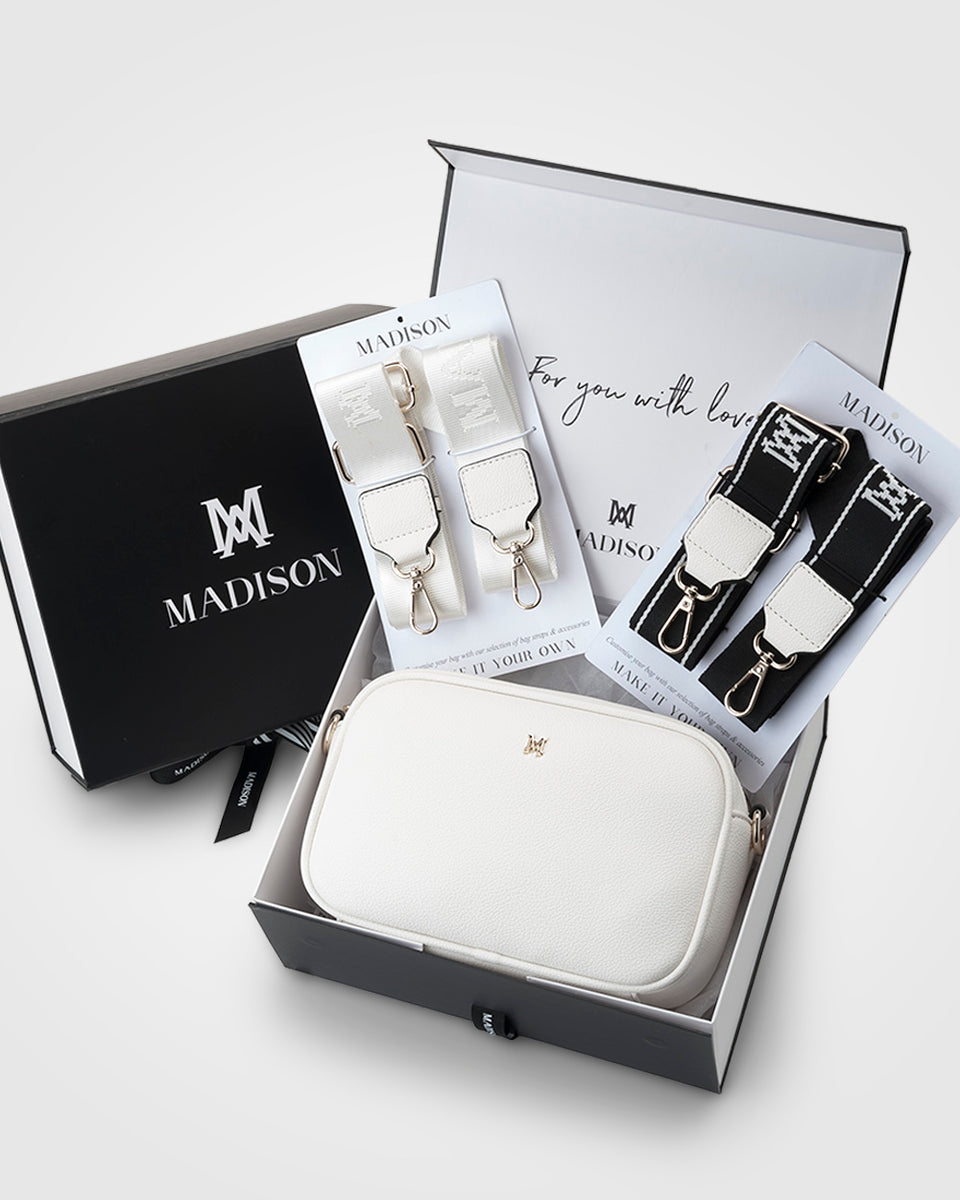 Madison Handbag & Straps Giftbox "Wear it 3 Ways" - Monica Crossbody ...