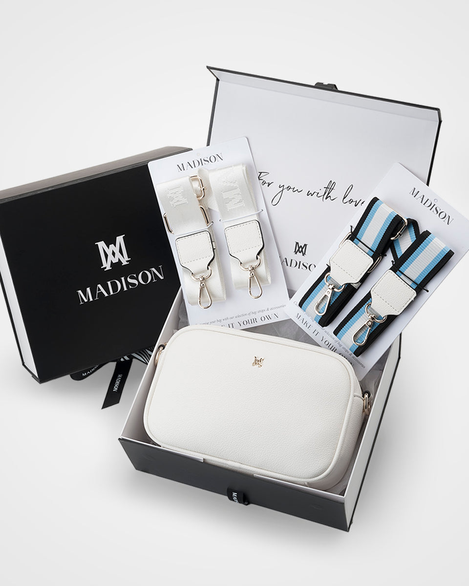 Madison Handbag & Straps Giftbox "Wear it 3 Ways" - Monica Crossbody ...