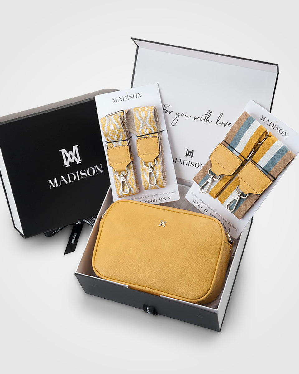 Madison Handbag & Straps Giftbox "Wear it 3 Ways" - Monica Crossbody ...
