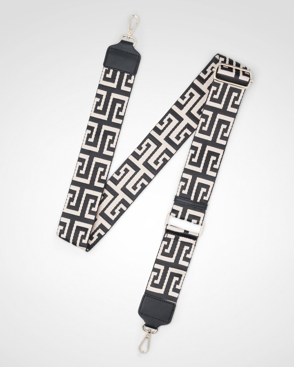 Madison Graphic Bag Strap - Black & Stone / Black – Madison Accessories